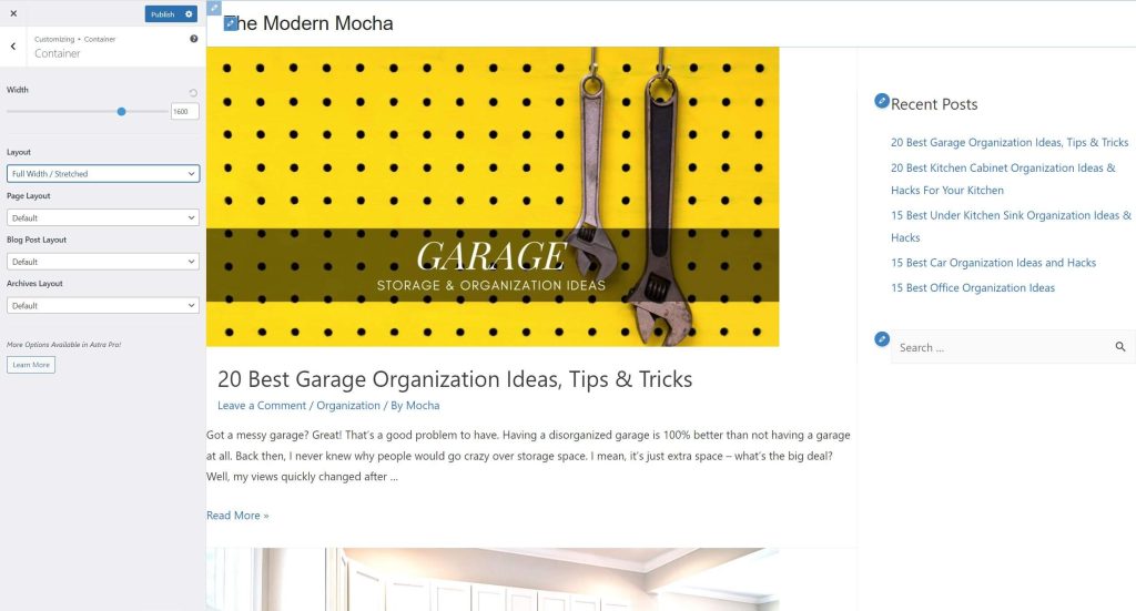 How To Set Up A Blog Theme (Using Astra) For Beginner Bloggers - Blog ...