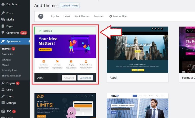 How To Set Up A Blog Theme (Using Astra) For Beginner Bloggers - Blog ...